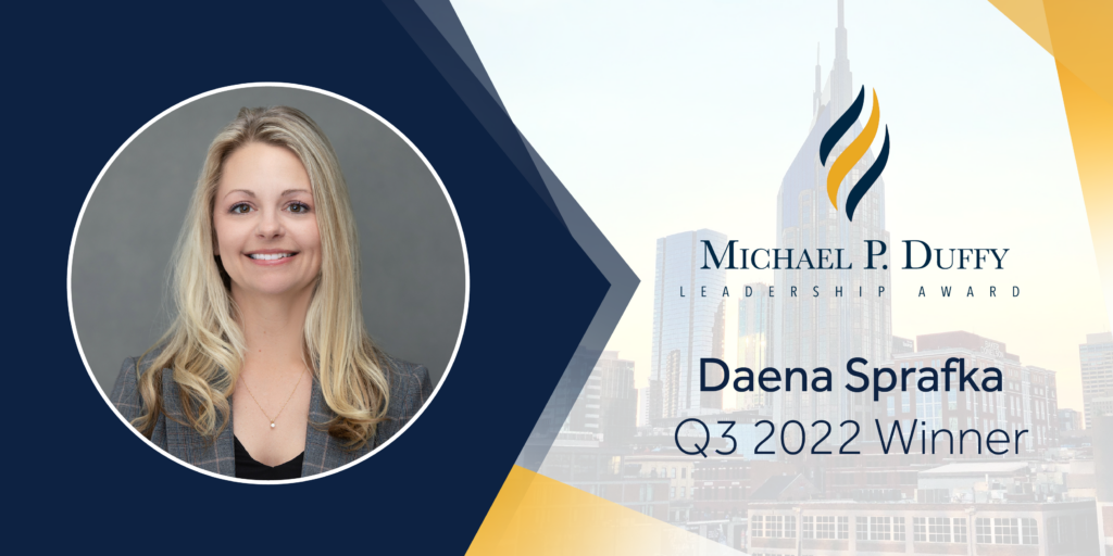 Daena Sprafka:Duffy Leadership Award Recipient - Celero Commerce